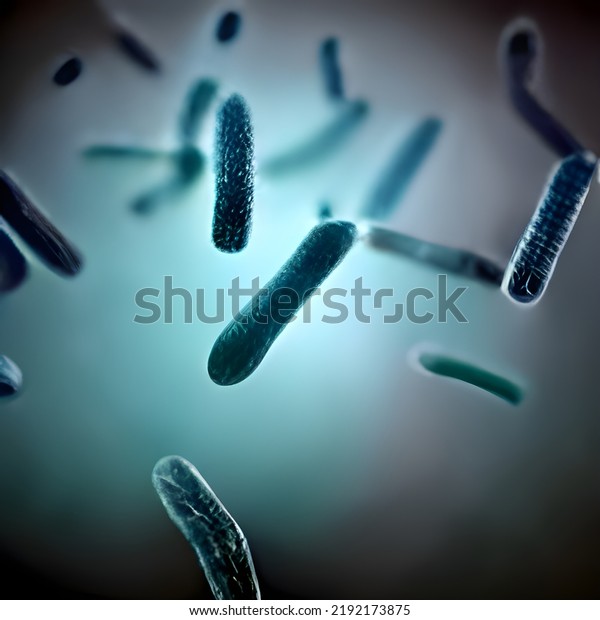 Bacteria Part Intestinal Microbiome Digestive Tract Stock Illustration ...