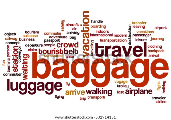 Baggage Word Cloud Concept Stock Illustration 502914151 | Shutterstock
