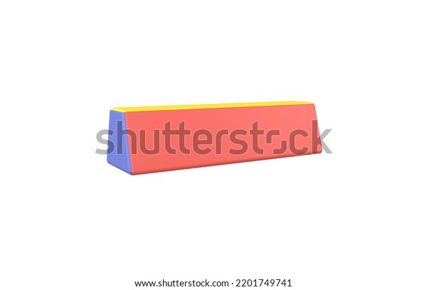 Balance Beam 3d Model Render Image Stock Illustration 2201749741 ...