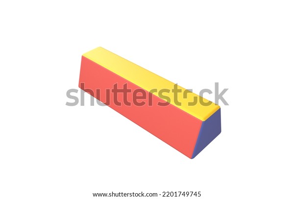 Balance Beam 3d Model Render Image Stock Illustration 2201749745 ...
