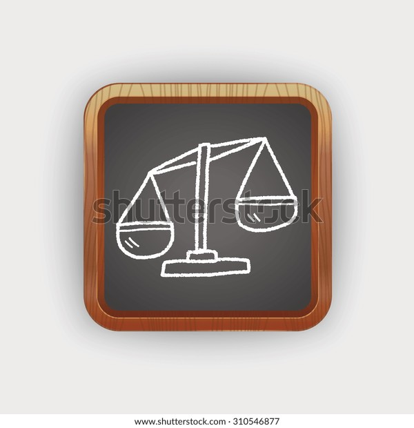 Balance Doodle Drawing Stock Illustration 310546877 | Shutterstock