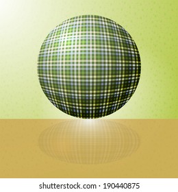 Ball Texture Fabric Reflection On Surface Stock Illustration 190118774 ...