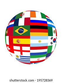 Ball World Flags Stock Illustration 195728369 | Shutterstock