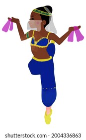 Ballet Nutcracker Illustration Arabian Dance Stock Illustration ...