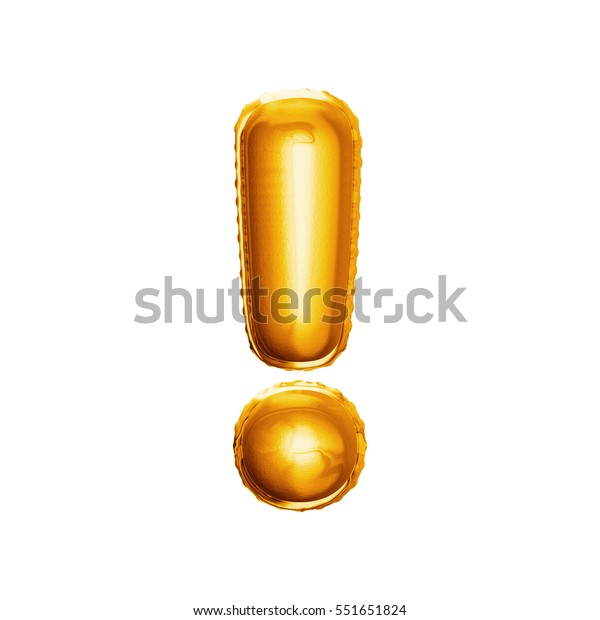 Balloon Exclamation Mark Realistic 3d Isolated Stock Illustration ...
