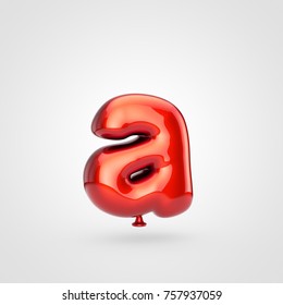 Balloon Letter Lowercase 3d Render Glossy Stock Illustration 757937059 ...