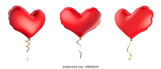 4,515 Single red heart balloon Images, Stock Photos & Vectors ...