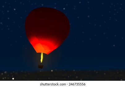 60 Hot air balloons lit up at night Images, Stock Photos & Vectors ...