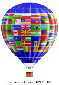 Balloon Symbol Globalization Flags Countries States Stock Illustration ...