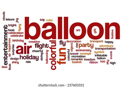 Balloon Word Cloud Concept Stock Illustration 237603331 | Shutterstock