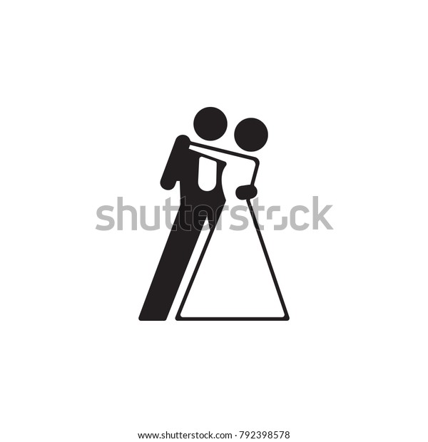 Ballroom Dancing Icon Dance Elements Premium Stock Illustration ...