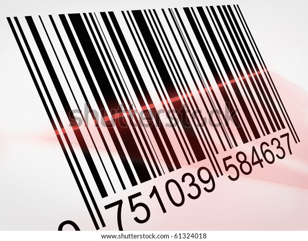 Bar Code Laser Stock Illustration 61324018 | Shutterstock