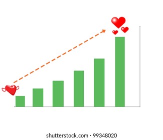 Pixel Flat Rocket Bar Chart Icons Stock Vector (Royalty Free) 1427230571