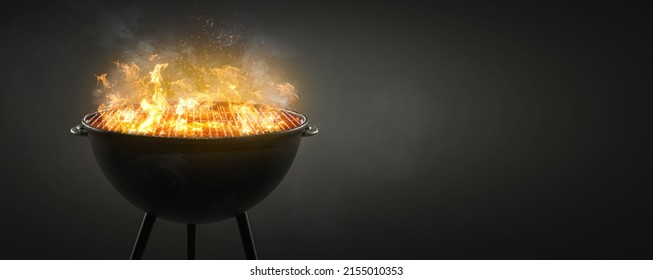 Barbecue Hot Fire 3d Rendering Stock Illustration 2155010353 | Shutterstock