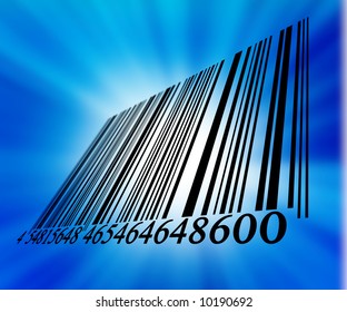 Barcode Fading Into Distance Stock Illustration 12456553 | Shutterstock