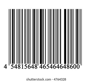 Barcode On Solid White Background Stock Illustration 4764328 | Shutterstock
