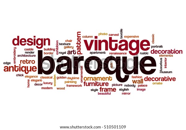 Baroque Word Cloud Concept Stock Illustration 510501109 | Shutterstock