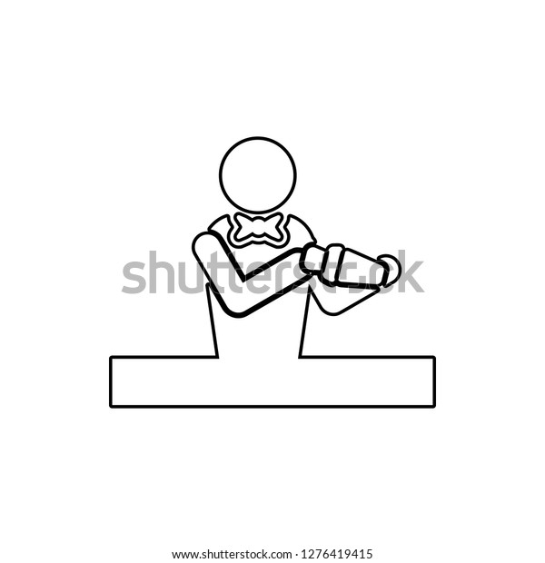 Bartender Icon Element Bar Mobile Concept Stock Illustration 1276419415 ...