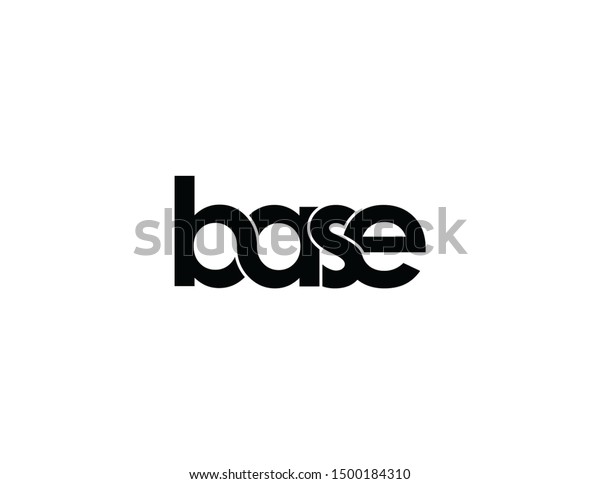Base Original Monogram Logo Design Stock Illustration 1500184310 ...