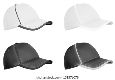 Blank Baseball Cap Template Stock Vector (Royalty Free) 101268958 ...