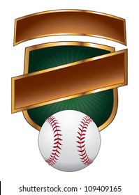 Baseball Design Template Shield Illustration Baseball Stock ...
