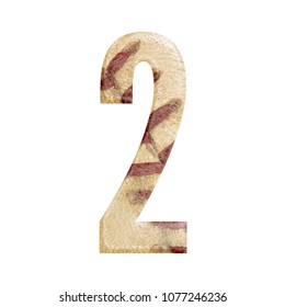 Baseball Number Two 2 3d Illustration Stock Illustration 1077246236 ...