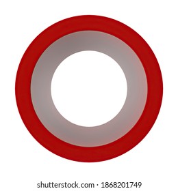 Basic Cylinder Shape 3d Illustration On Stock Illustration 1868201749 ...