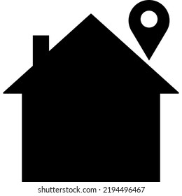 Basic Simple Home Icon House Shape Stock Illustration 2194496467 ...