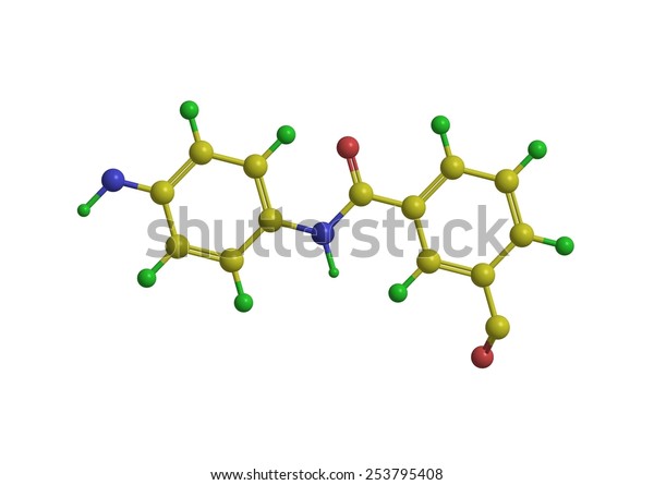 Basic Unit Polymer Kevlar Molecular Structure: ilustración de stock ...