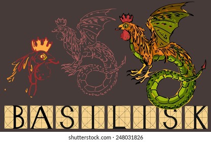 Basilisk Title Stock Vector (Royalty Free) 247303018 | Shutterstock
