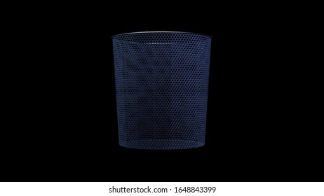Basket Dustbin Topside45 View3d Rendering Stock Illustration 1648843399 ...