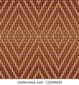 Basket Weave Texture Seamless Pattern Illustration Stock Illustration ...