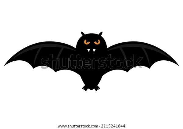 Bat Graphic Design Element Artwork Stock Illustration 2115241844 ...
