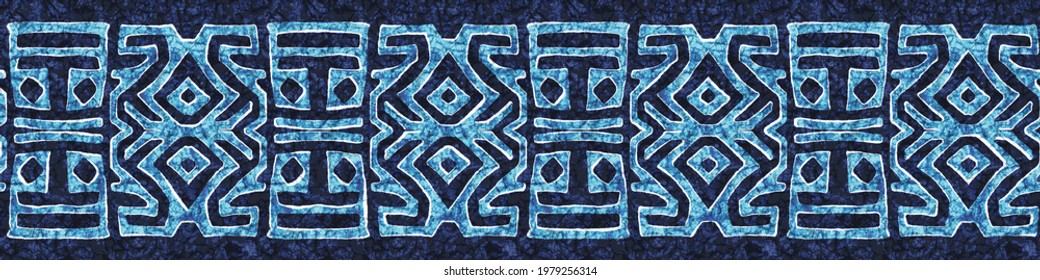 Batik Seamless Texture Ethnic Pattern Fabric Stock Illustration ...