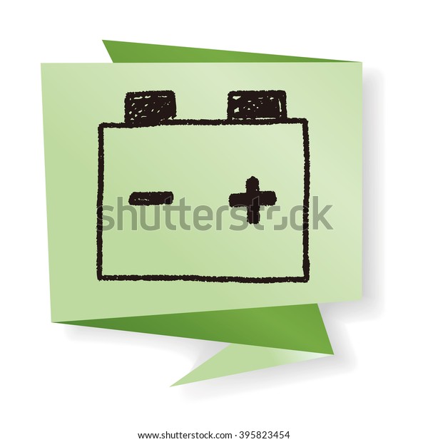 Battery Doodle Stock Illustration 395823454 | Shutterstock