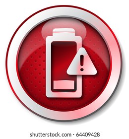 Battery Down Icon Stock Illustration 64409428 | Shutterstock