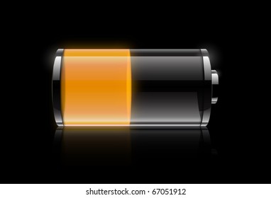 Battery Medium Stock Illustration 67051912 | Shutterstock