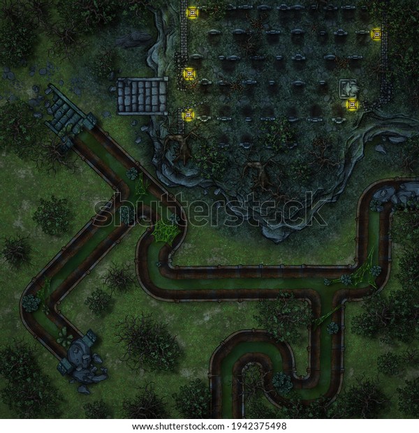 Battle Map Rpg Tabletop Stock Illustration 1942375498 | Shutterstock