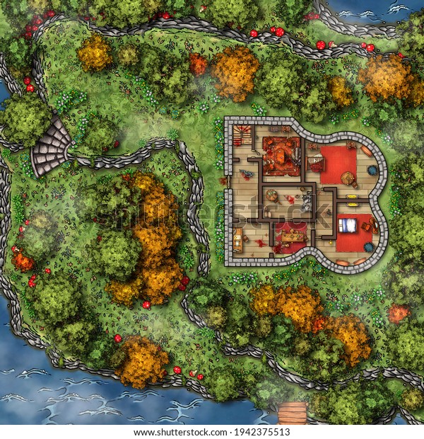 Battle Map Rpg Tabletop Stock Illustration 1942375513 | Shutterstock