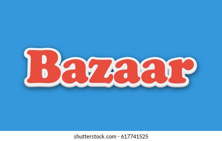 466 Bazaar font Stock Illustrations, Images & Vectors | Shutterstock