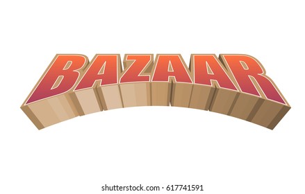 466 Bazaar font Stock Illustrations, Images & Vectors | Shutterstock