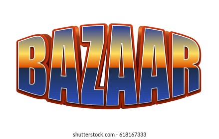 466 Bazaar font Stock Illustrations, Images & Vectors | Shutterstock