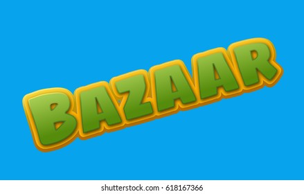 466 Bazaar font Stock Illustrations, Images & Vectors | Shutterstock