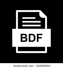 192 Bdf file format icon Images, Stock Photos & Vectors | Shutterstock