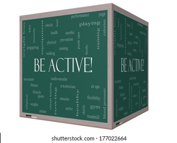 Be Active Word Cloud Concept On Stock Illustration 177022664 | Shutterstock