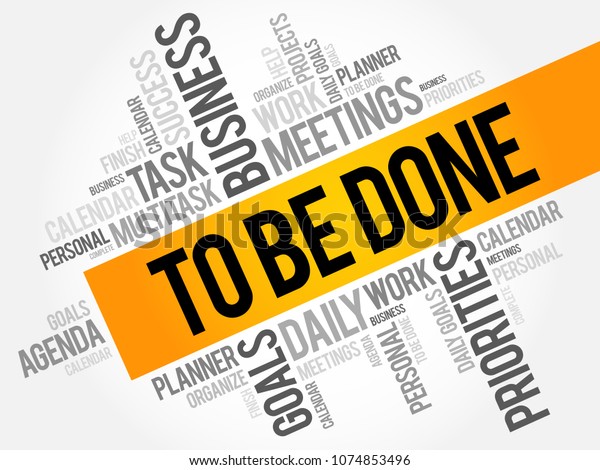 Be Done Word Cloud Collage Business Stock Illustration 1074853496 ...