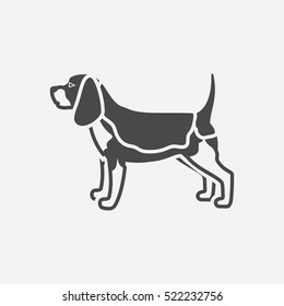 Dog Icon Vector Stock Vector (Royalty Free) 777538135 | Shutterstock