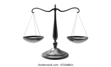 Beam Balance Scale 3d Rendering Stock Illustration 472368811 | Shutterstock