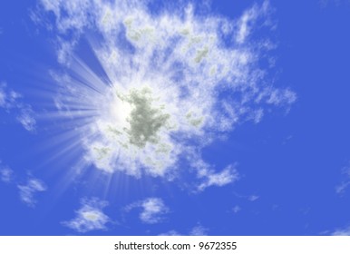 Beams Sun Stock Illustration 9672355 | Shutterstock