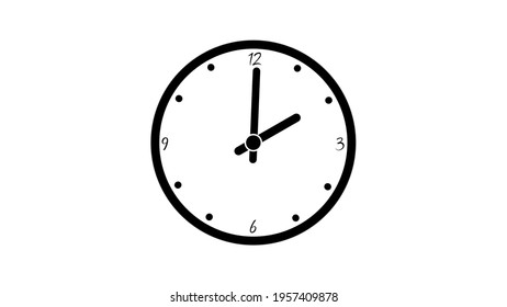 940 2d flat clock Images, Stock Photos & Vectors | Shutterstock